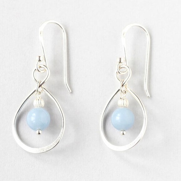 Angelite earrings store